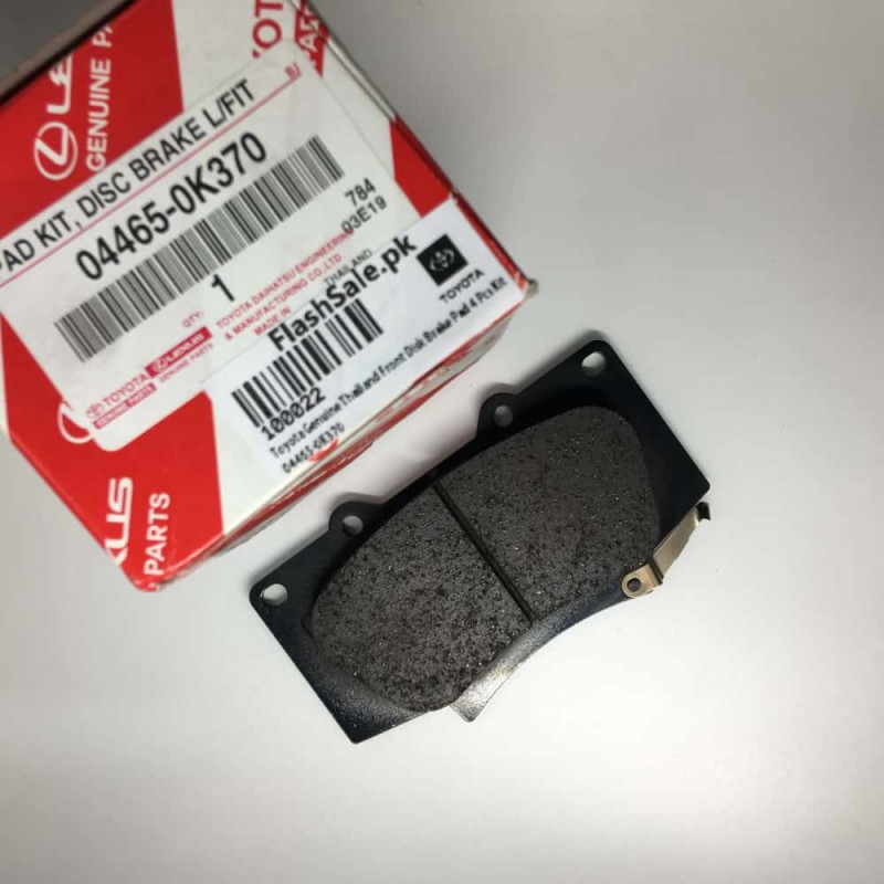 Toyota Genuine Thailand Front Disk Brake Pad 4 Pcs Kit 04465-0K370