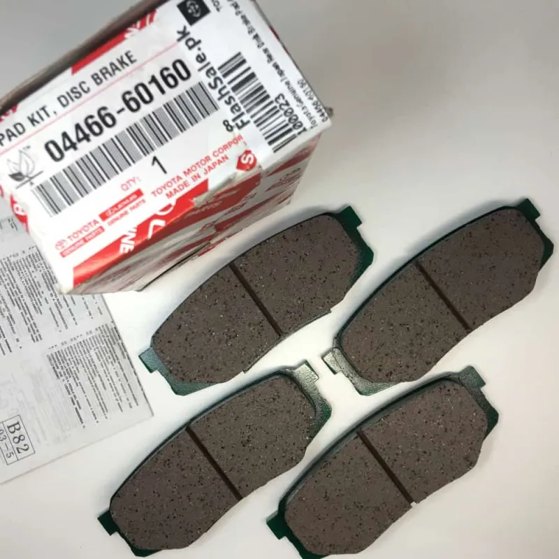 Toyota Genuine Japan Rear Disk Brake Pad 4 Pcs Kit 04466-60160