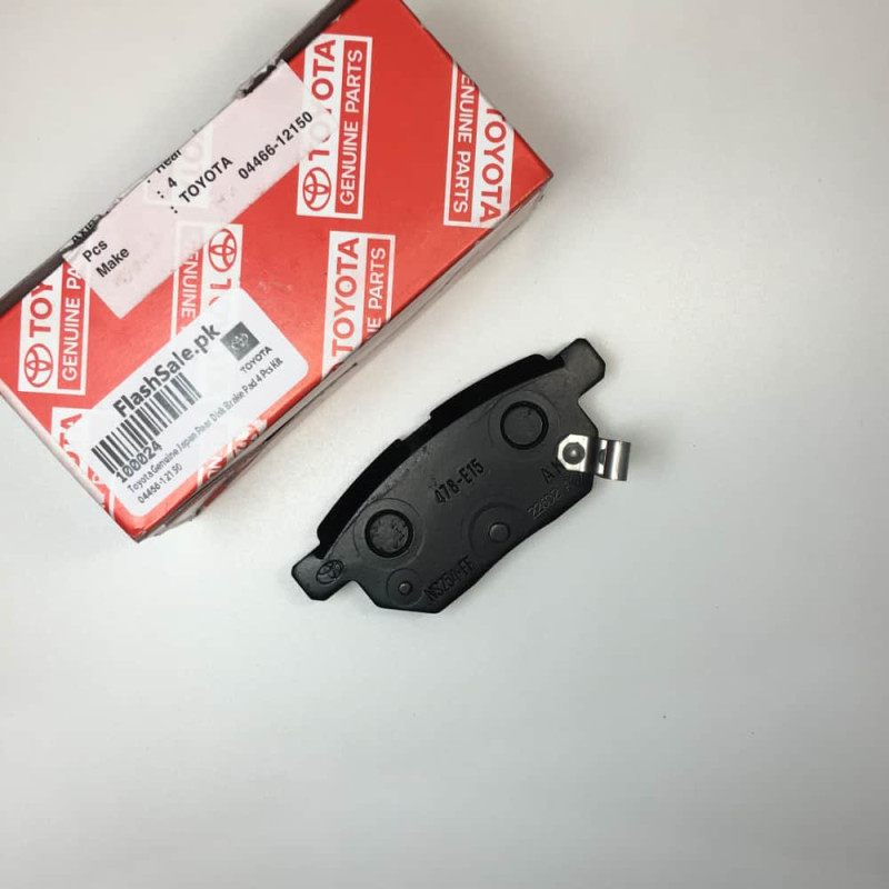 Toyota Genuine Japan Rear Disk Brake Pad 4 Pcs Kit 04466-12150