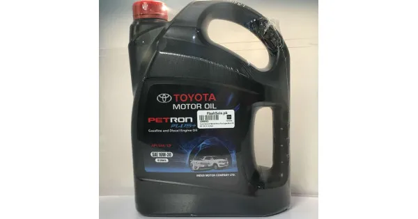 Toyota Genuine Pakistan Petron Plus Engine Motor Oil SAE 10W-30 4 Liters