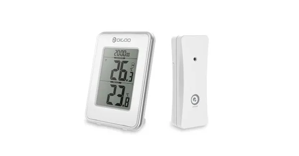 Digoo DG-TH1980 Digital Indoor and Outdoor LCD Temperature Monitor with ...