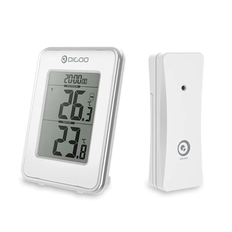 Digoo DG-TH1980 Digital Indoor and Outdoor LCD Temperature Monitor with ...