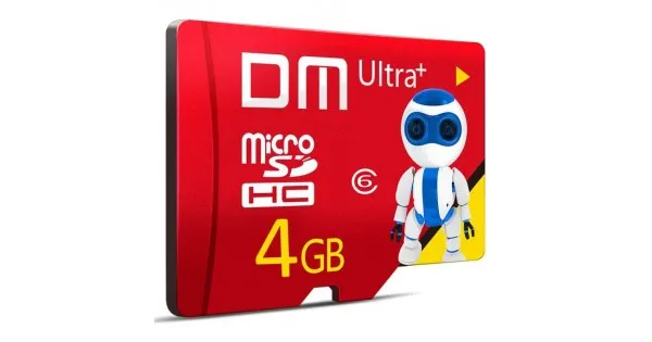 DM 4GB FullHD MicroSDHC Ultra Plus Class 6 Card