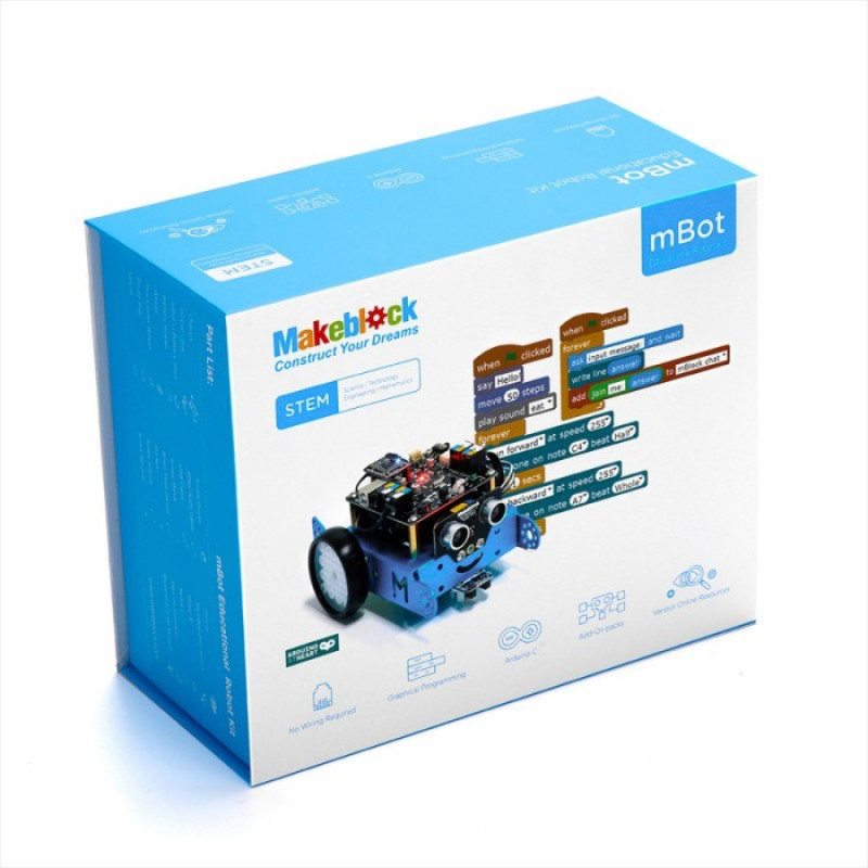 Makeblock mBot Programmable Educational STEM Arduino Robot Kit