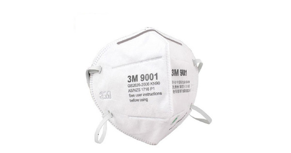 3M 9001 N95 PM2.5 Particulate Respirator Dust Smog Flat Fold Style Mask