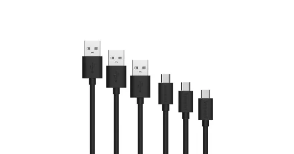 Tronsmart TS-MUP6 Micro USB Fast Charging and Sync Cables 1x0.3m + 3x1m ...