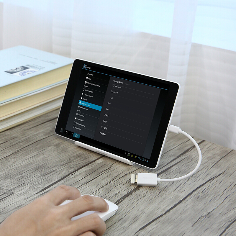 Ugreen US133 Hi-Speed Micro USB OTG Adapter 0.12m Round Cable