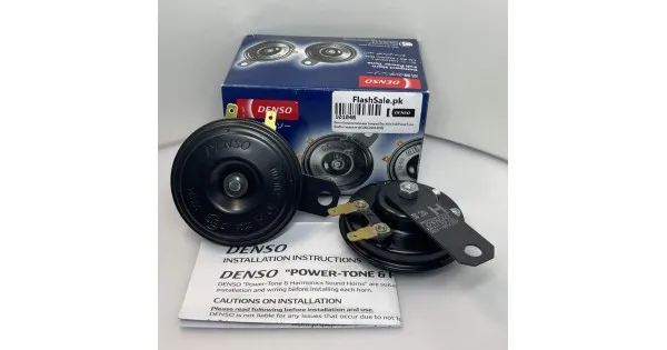 Denso Genuine Indonesia Double Connector 12V Electric Compact Disc Horn ...