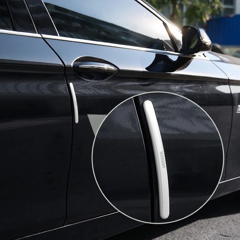 UGREEN 4-Pcs PVC Rubber Strips Car Door Protector Set