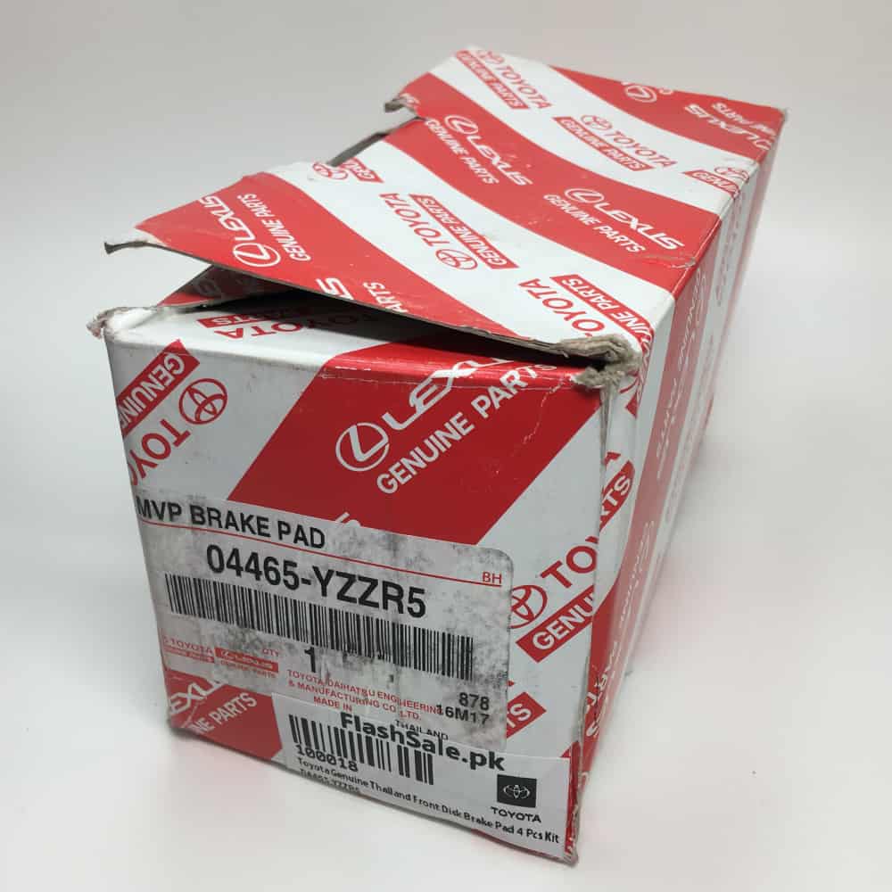 Toyota Genuine Thailand Front Disk Brake Pad 4 Pcs Kit 04465-YZZR5
