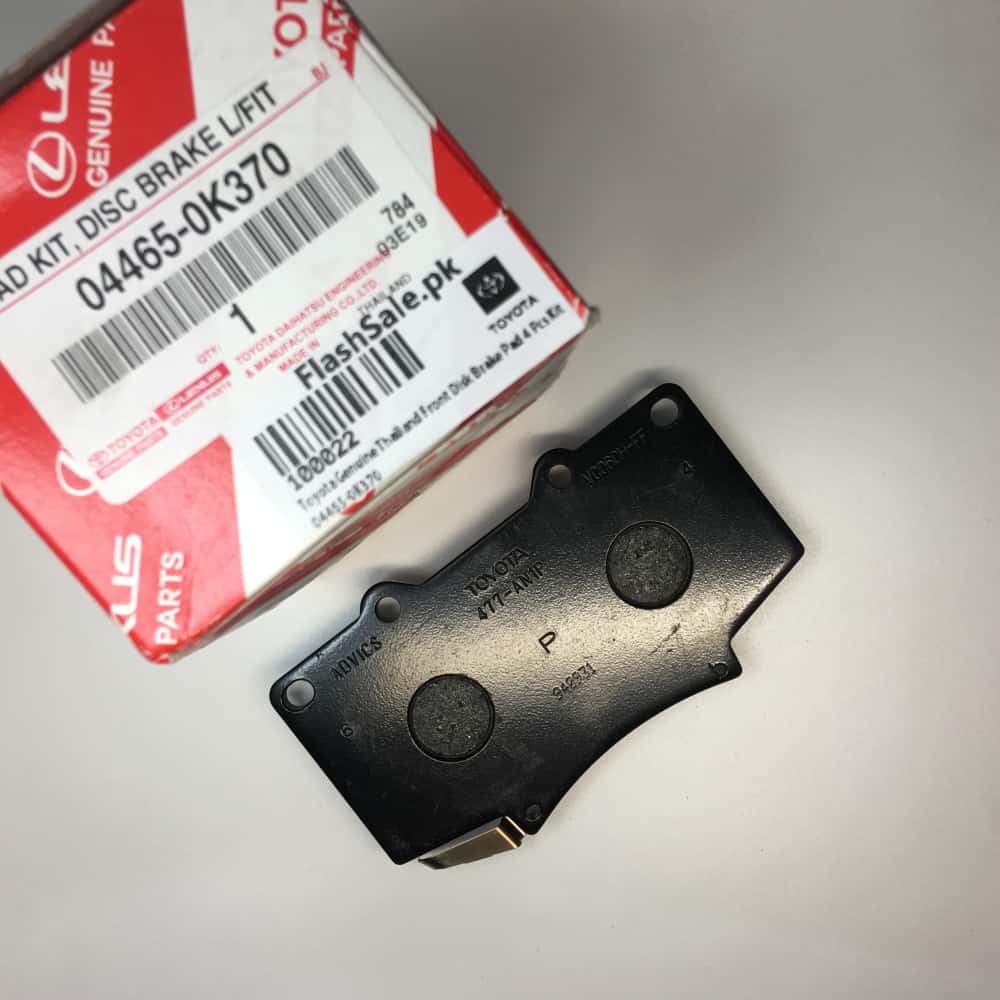 Toyota Genuine Thailand Front Disk Brake Pad 4 Pcs Kit 04465-0K370