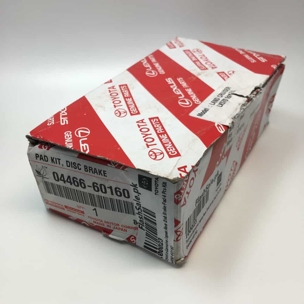Toyota Genuine Japan Rear Disk Brake Pad 4 Pcs Kit 04466-60160