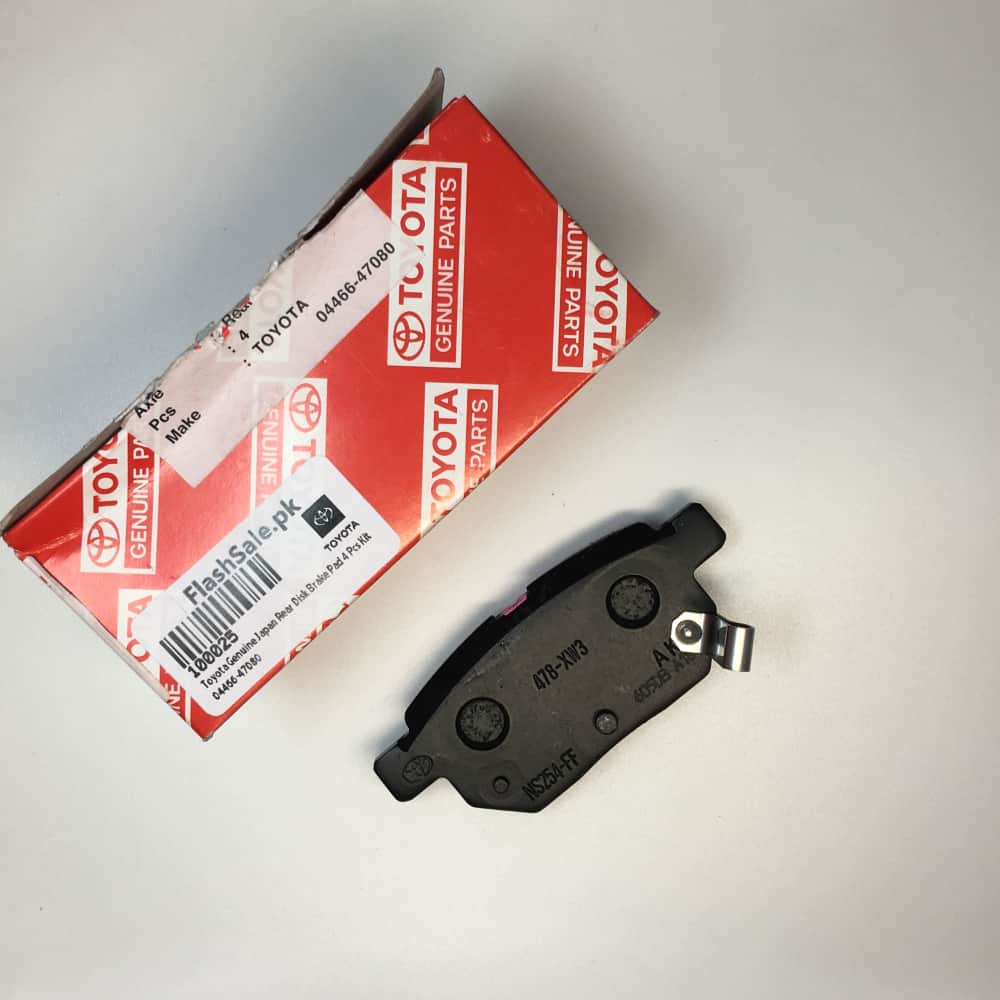 Toyota Genuine Japan Rear Disk Brake Pad 4 Pcs Kit 04466-47080