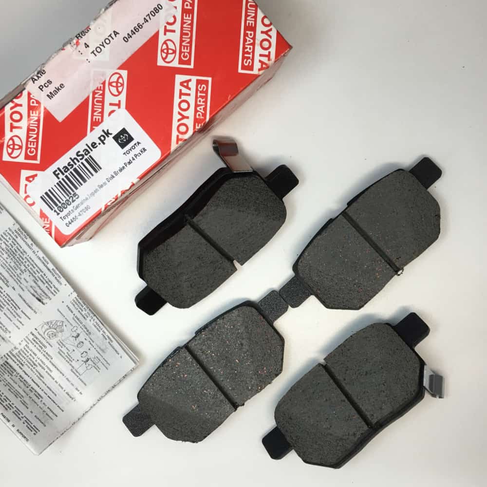 Toyota Genuine Japan Rear Disk Brake Pad 4 Pcs Kit 04466-47080