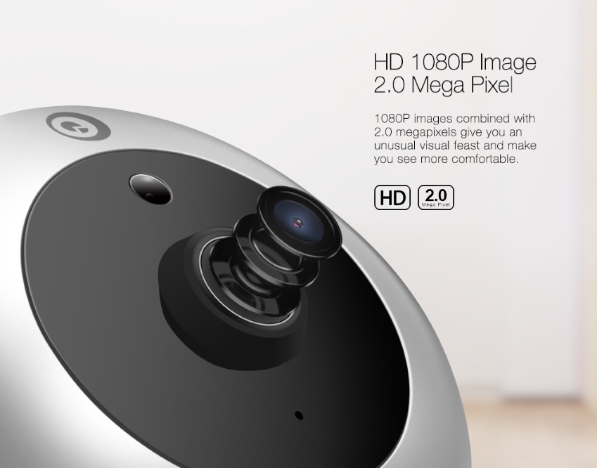 Digoo DG-UFC 1080p HD 180 Degree Wide Angle Night Vision WiFi IP Camera