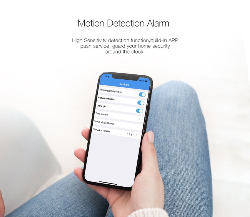 Digoo DG-UFC 1080p HD 180 Degree Wide Angle Night Vision WiFi IP Camera