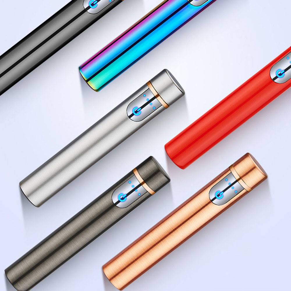 USB Rechargeable Windproof Electronic Touch Sensor Flameless Lighter
