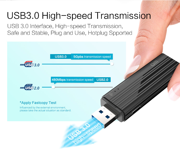 DM S6 WiFi USB USB 3.0 Flash Drive for iPhone Android PC