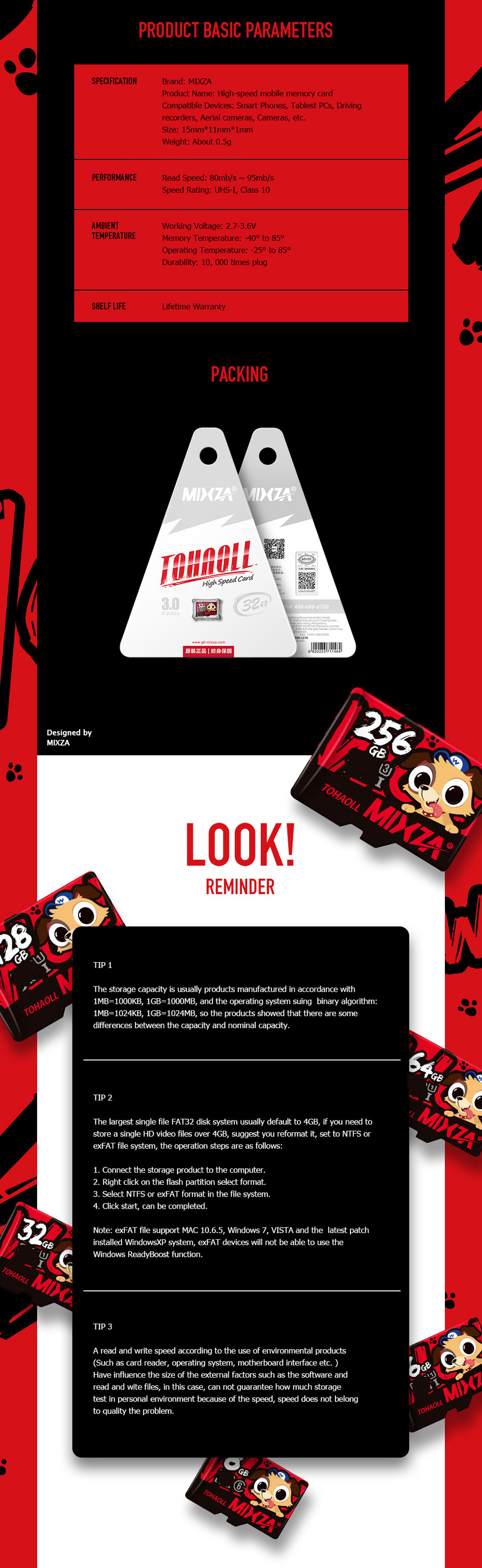 Mixza Year of the Dog Limited Edition MicroSD Memory Card