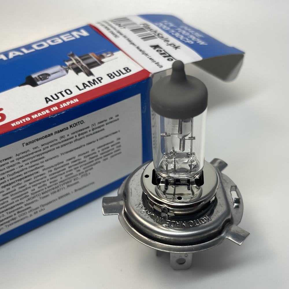 KOITO Genuine Japan 12V 100/90W H4 Halogen Headlight Lamp Bulb 0443E